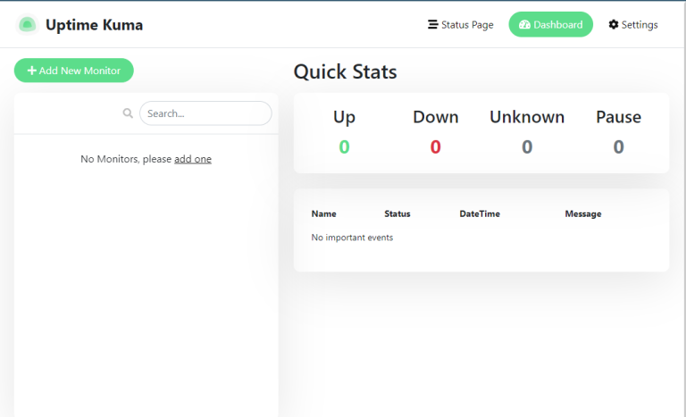 Monitor Your Services Uptime Using Uptime Kuma